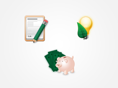 Just few icons by Liam McCabe on Dribbble