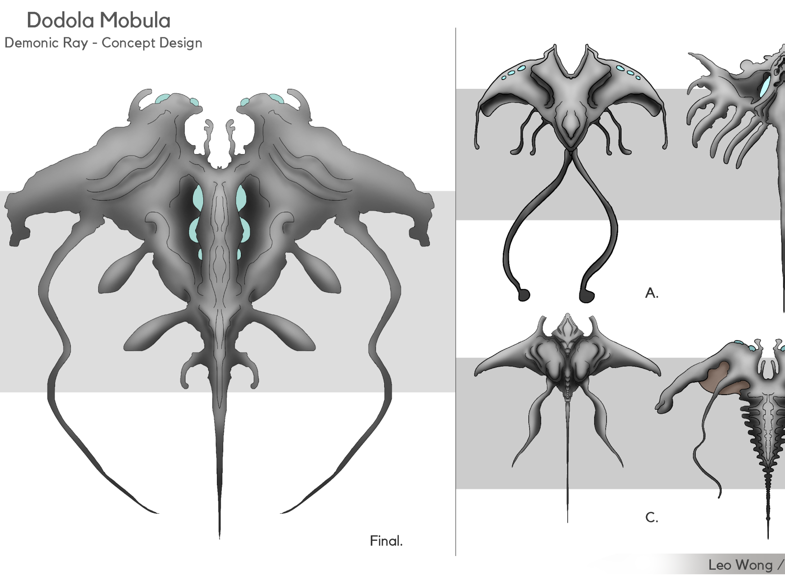 Final Fantasy Monster Concept Art
