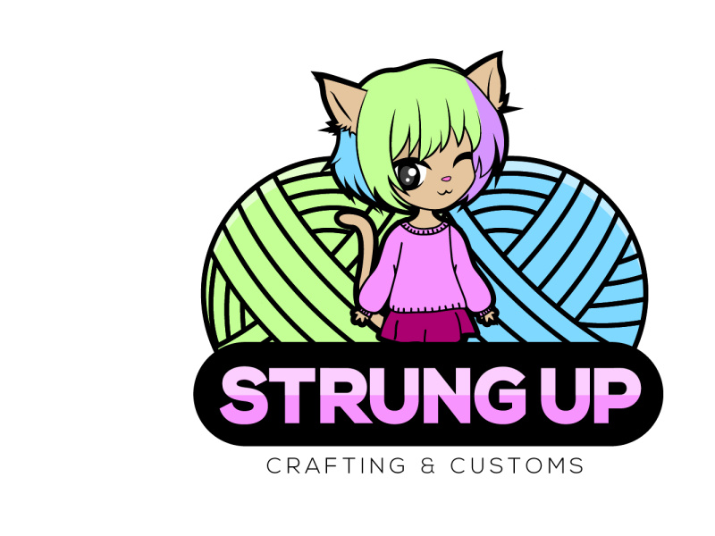 Strung Up Crafting and Customs Logo Design by Bigwals on Dribbble