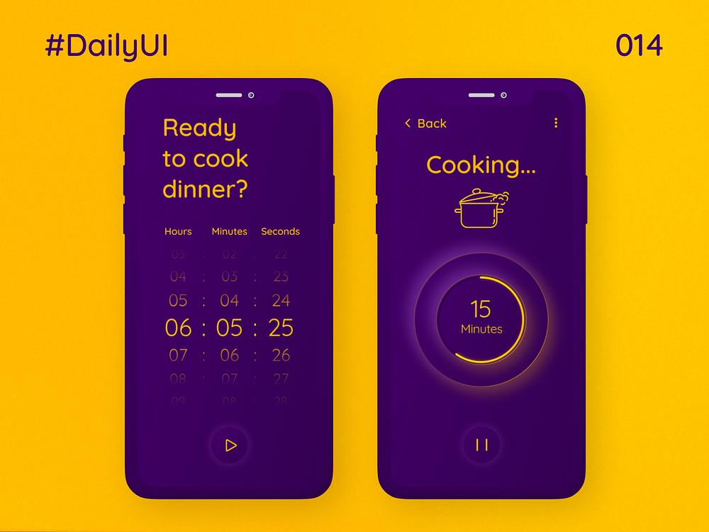 Dailyui 014 Countdown Timer By Hanna Radchenko On Dribbble