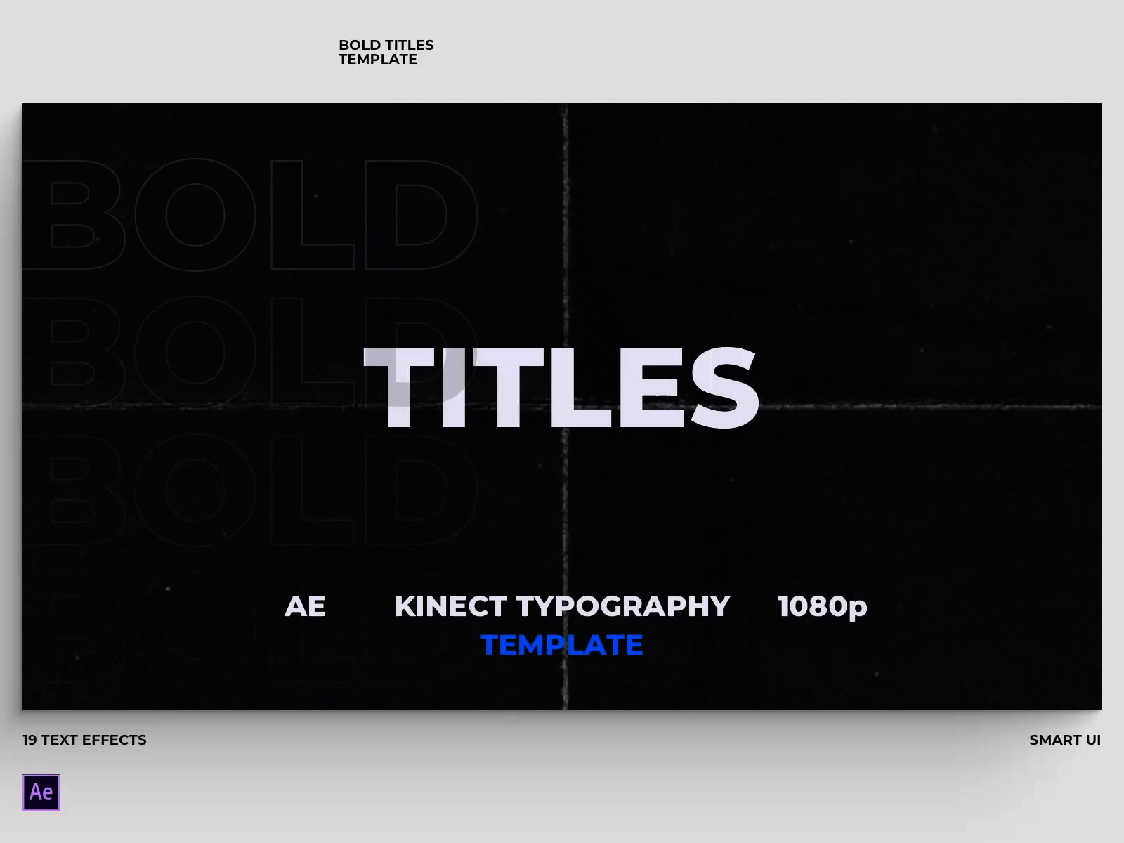 Bold Titles | After Effects Template by Javier Estrada on Dribbble