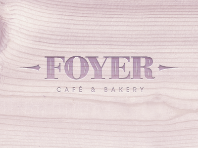Foyer Cafe Logotype Proposal by Dimiter Petrov on Dribbble