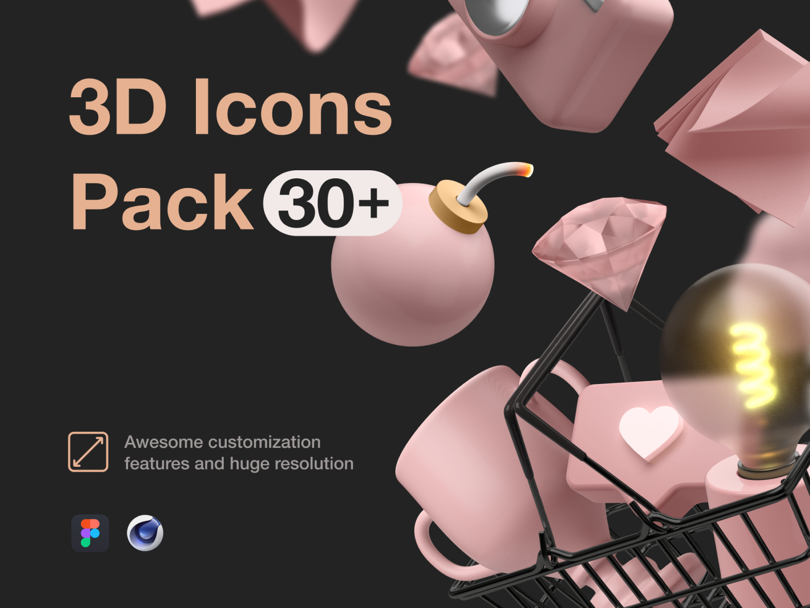 3D Icons Pack by Kirill Emelyanov on Dribbble