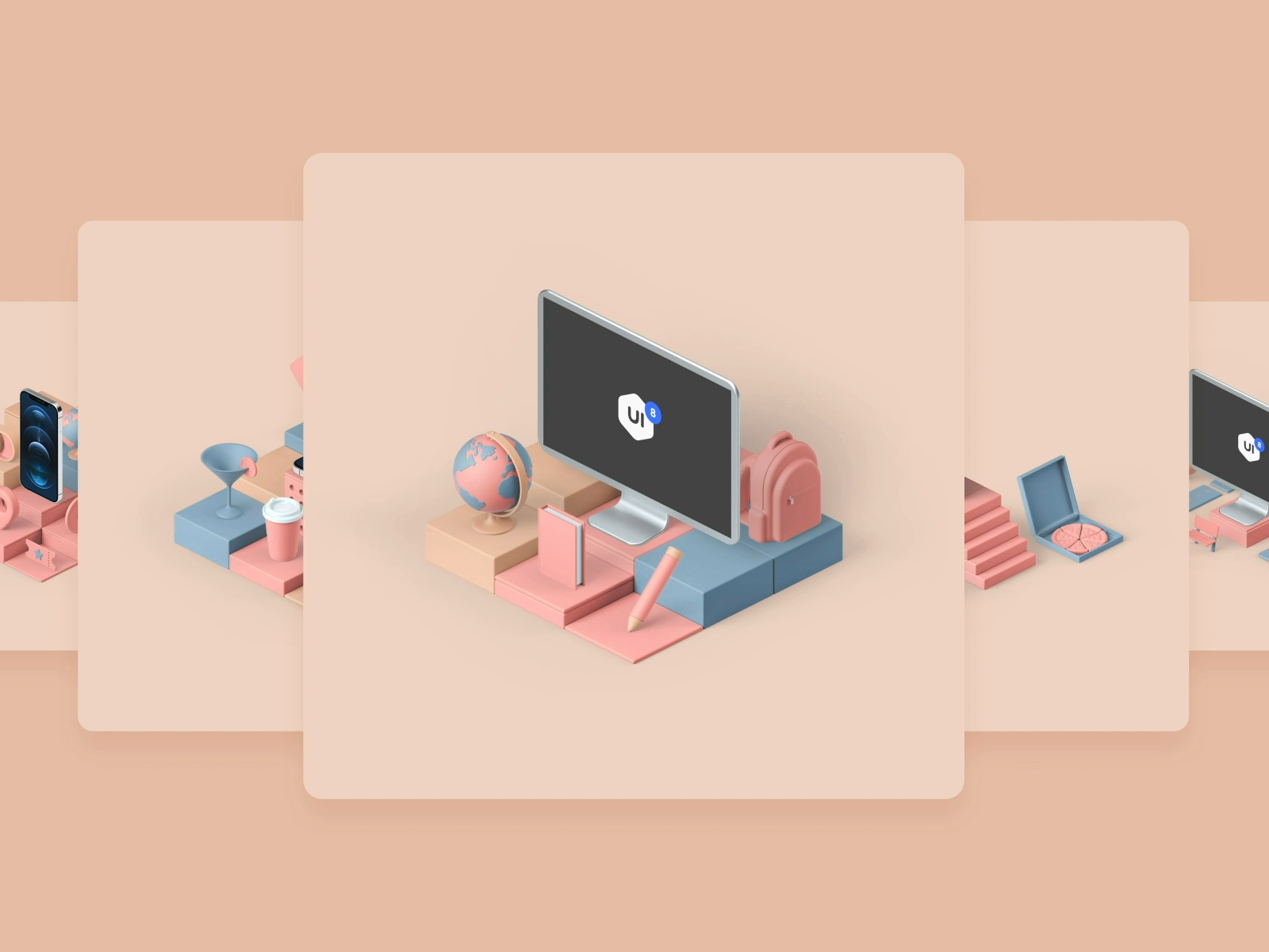 Bento 3D Design Vol.3 by Kirill Emelyanov for UI8 on Dribbble