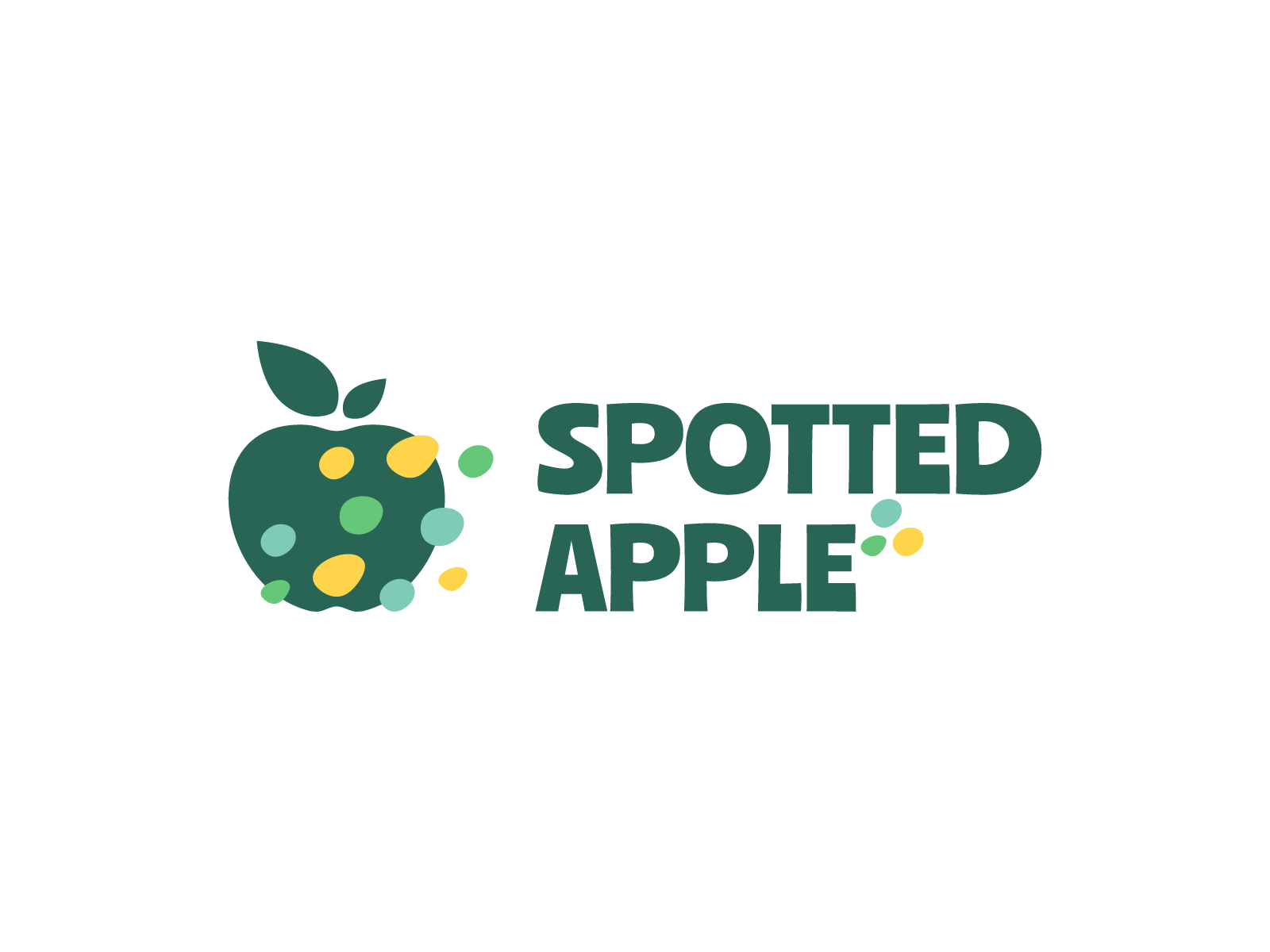 SPOTTED APPLE logo concept by Clever Fox Design on Dribbble