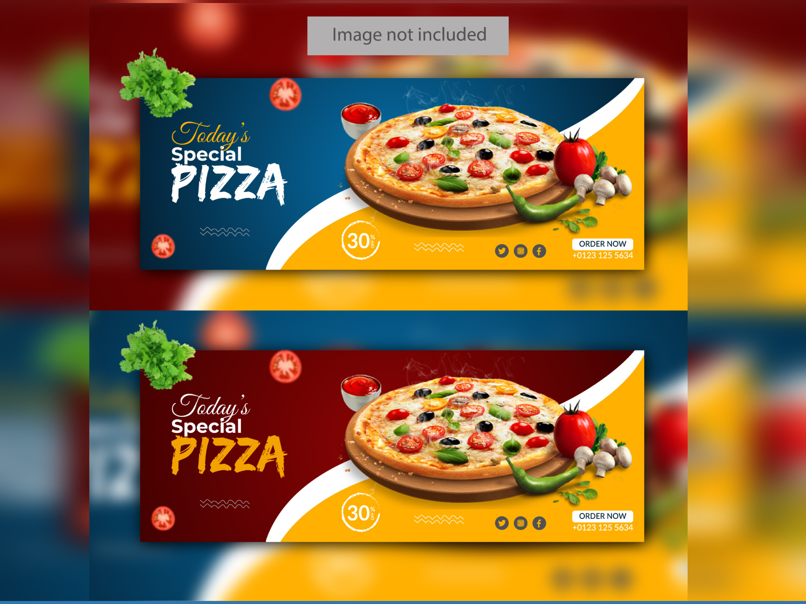 Facebook cover food menu social media template by MEHERAB HOSSAIN on ...