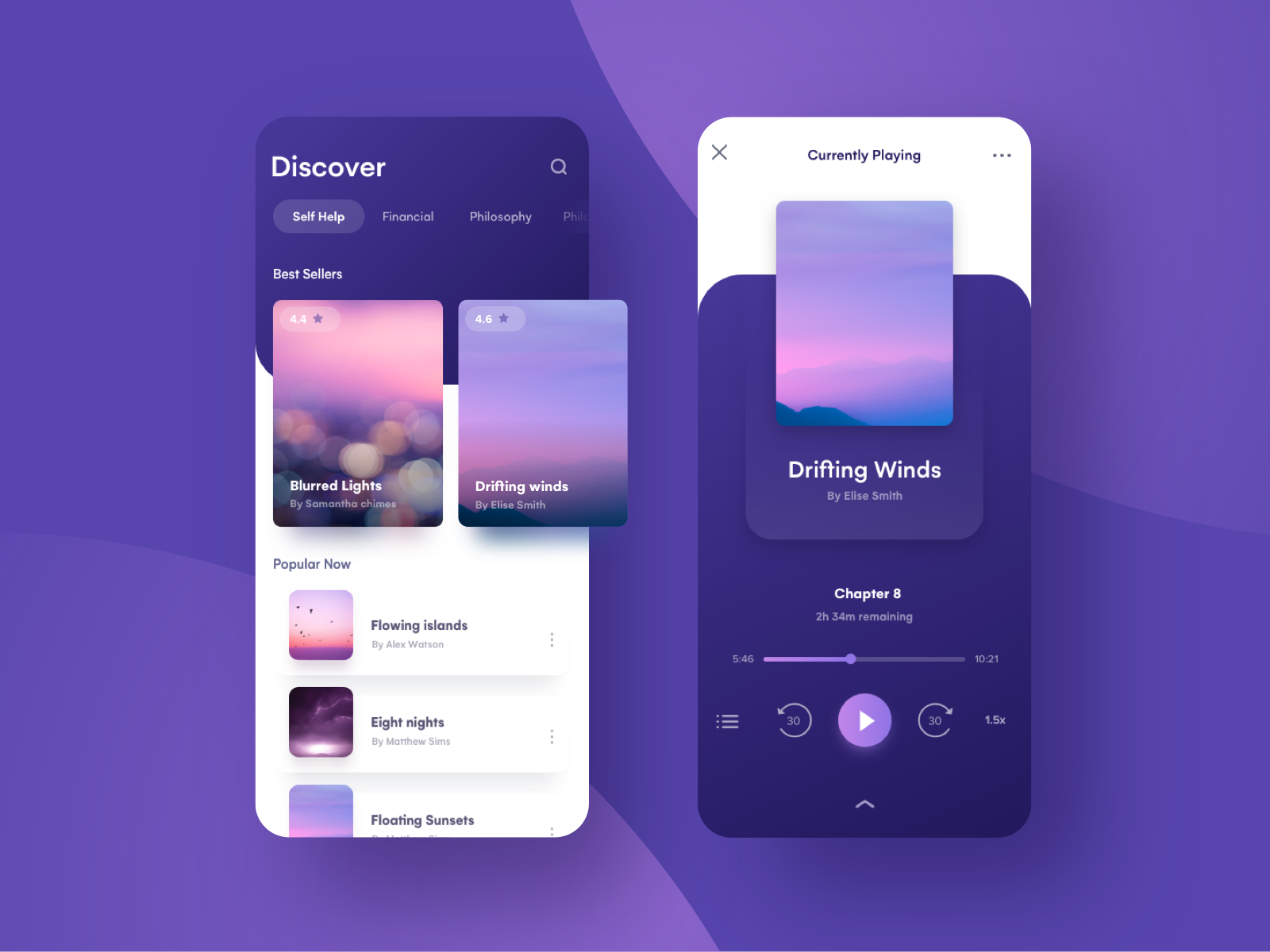 UI Experiment - Soundscapes and Relaxation by Ned Marquis on Dribbble