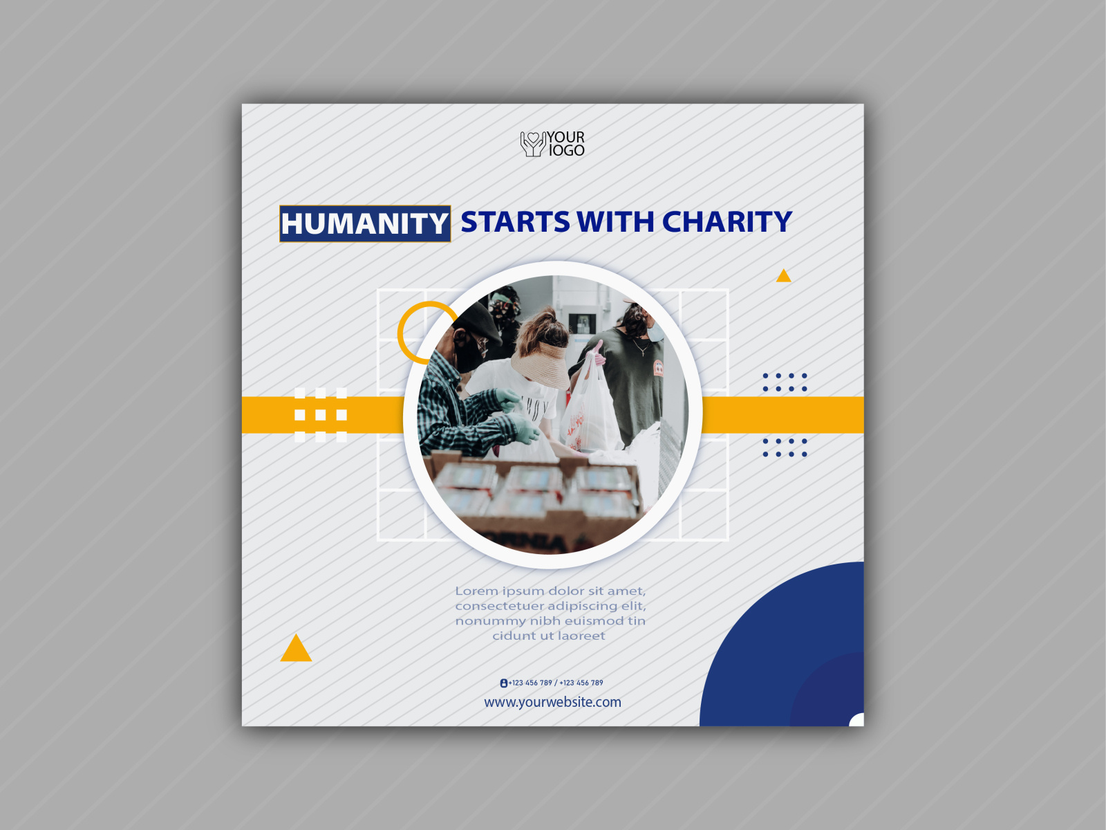 Social activity and charity Template by Rowdro Saha on Dribbble