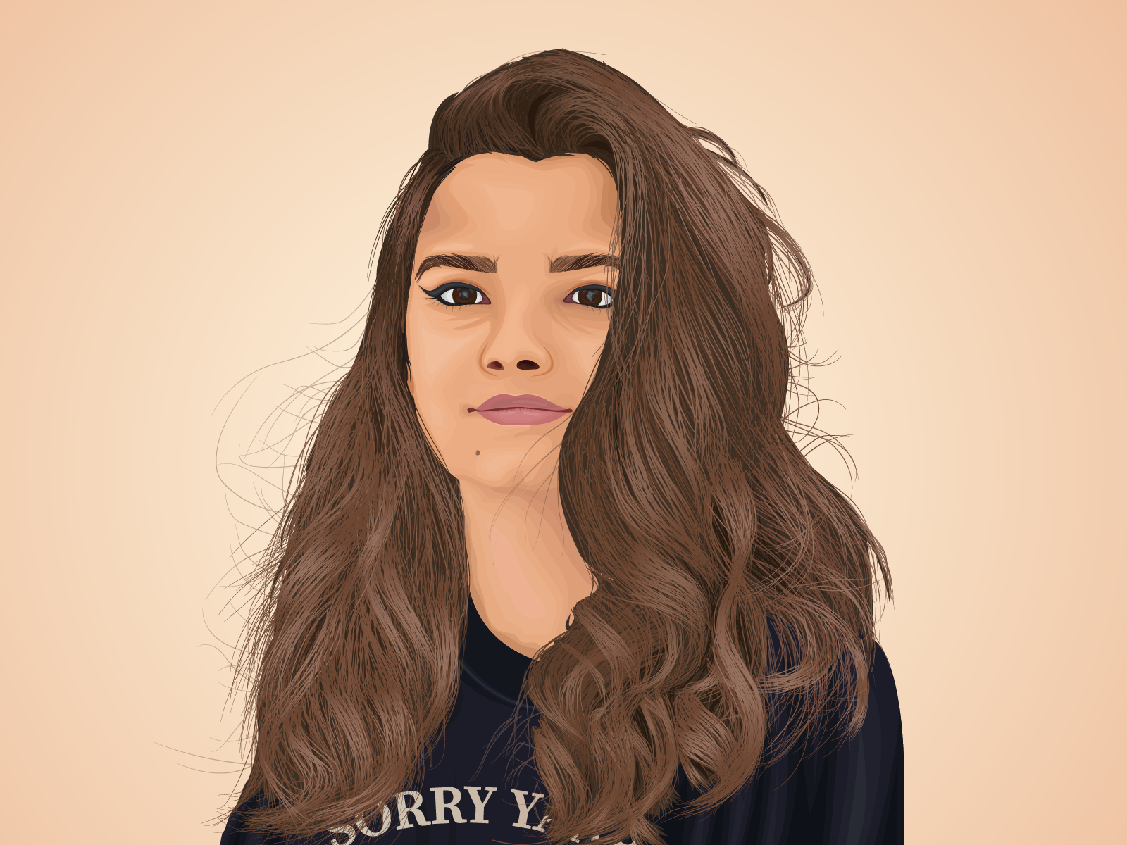 Realistic Vector Portrait by Jabin Moni on Dribbble