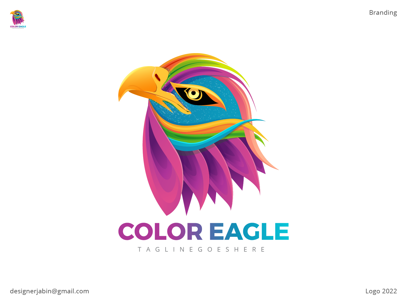Color Eagle Logo by Jabin Moni on Dribbble