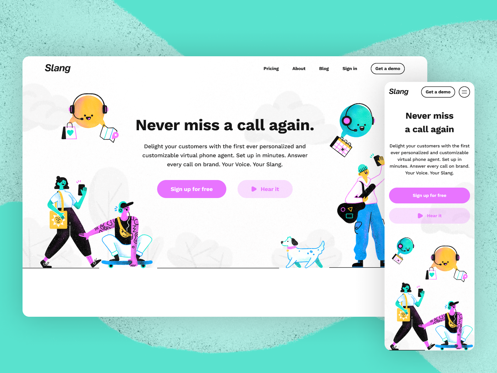 Slang by Kyle Anthony Miller for Brass Hands on Dribbble