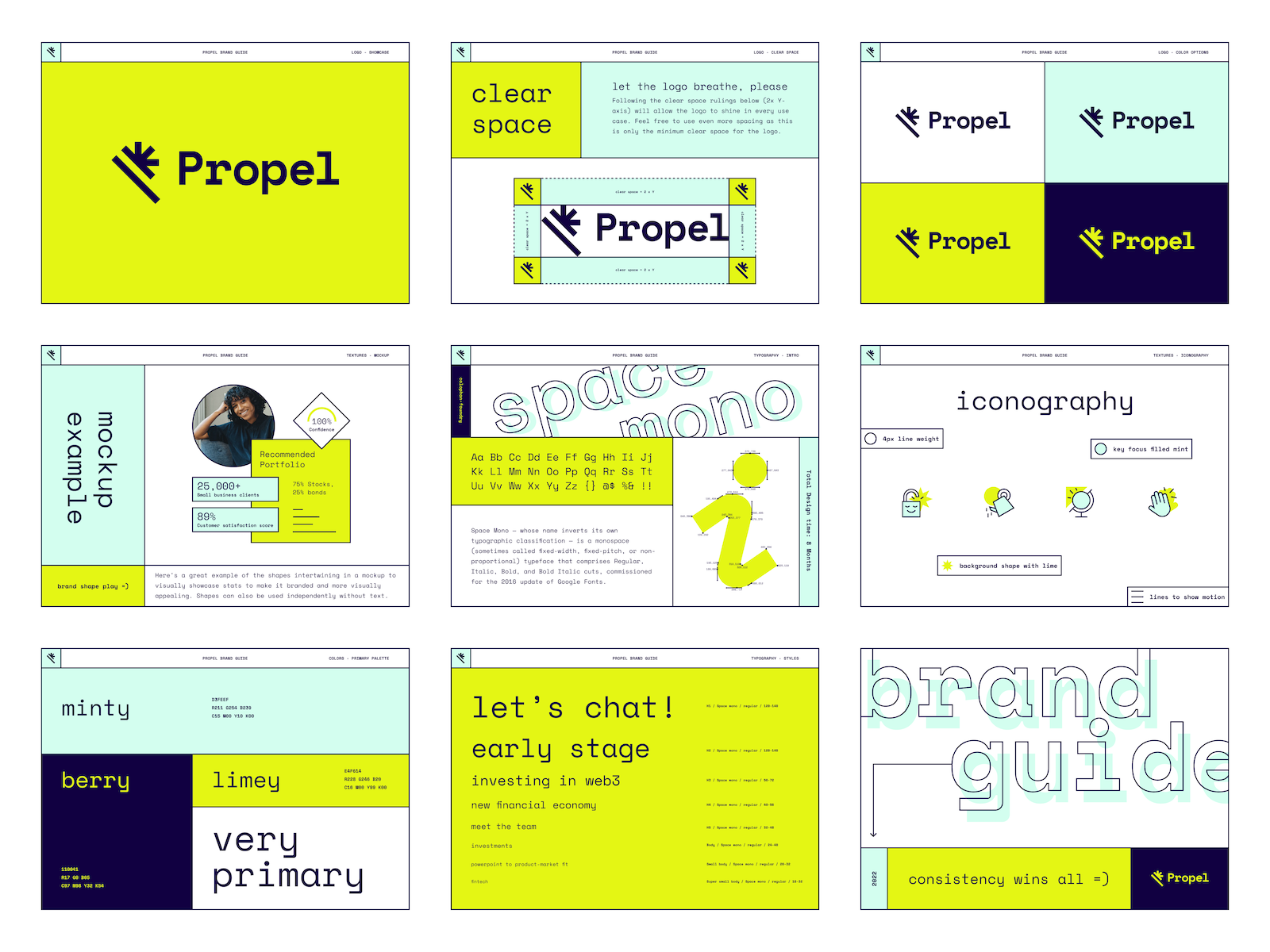 Propel VC Brand Guide by Kyle Anthony Miller for Brass Hands on Dribbble
