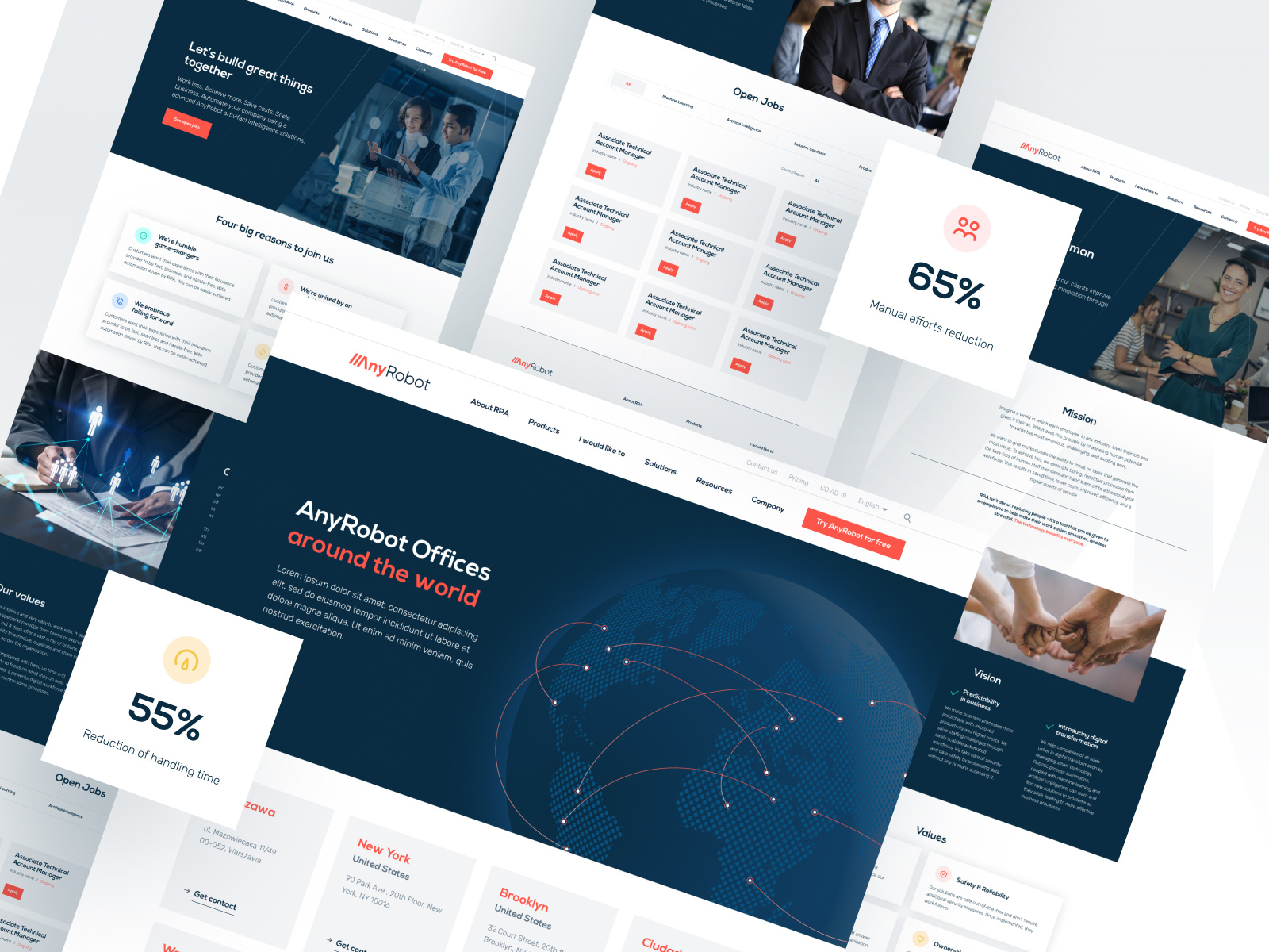 AnyRobot - Robotic Process Automation | Website Design by Luk | SaaS ...