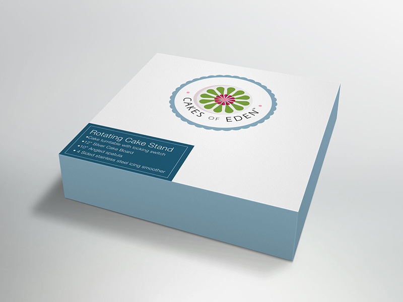 Cake Turntable Box Packaging by Anchal on Dribbble