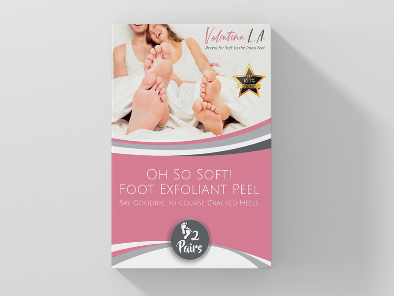 Foot Peel Mask Packaging by Anchal on Dribbble