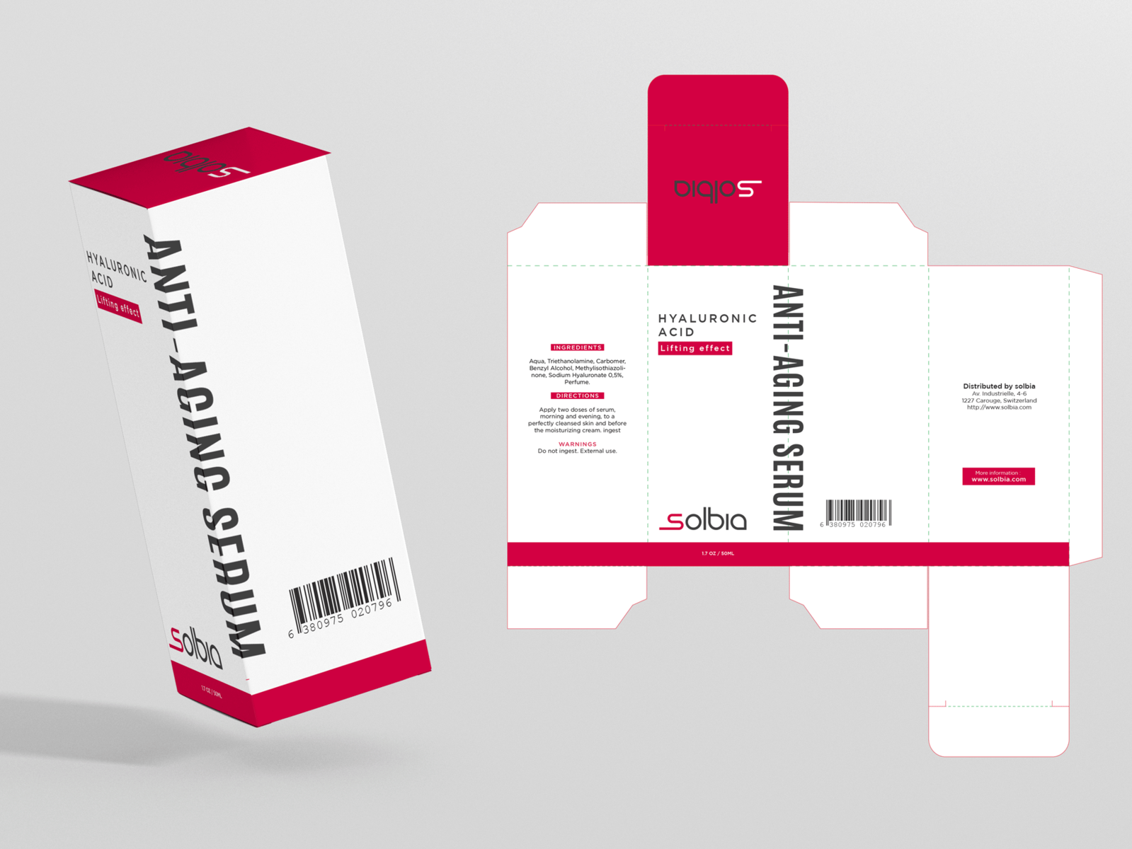 Box Packaging for Anti Aging Serum by Anchal on Dribbble