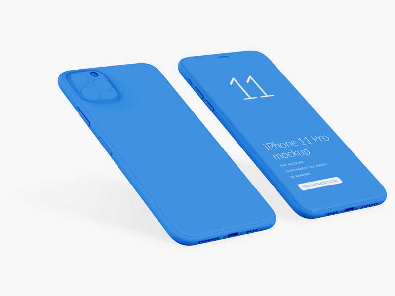 Isometric iPhone 11 Mockup by Anchal on Dribbble