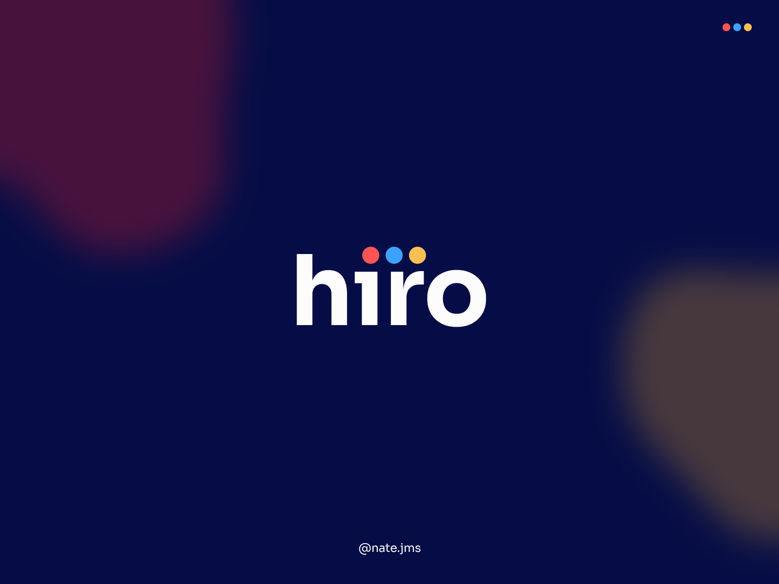 Hiro logo by Nathan on Dribbble