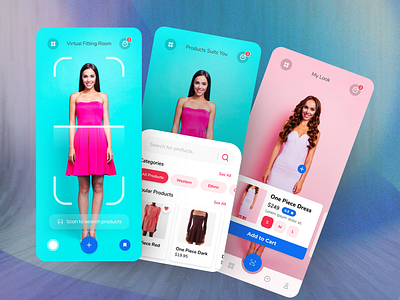 Virtual Clothes Trial & Shopping App Concept by WebDesk Solution on ...