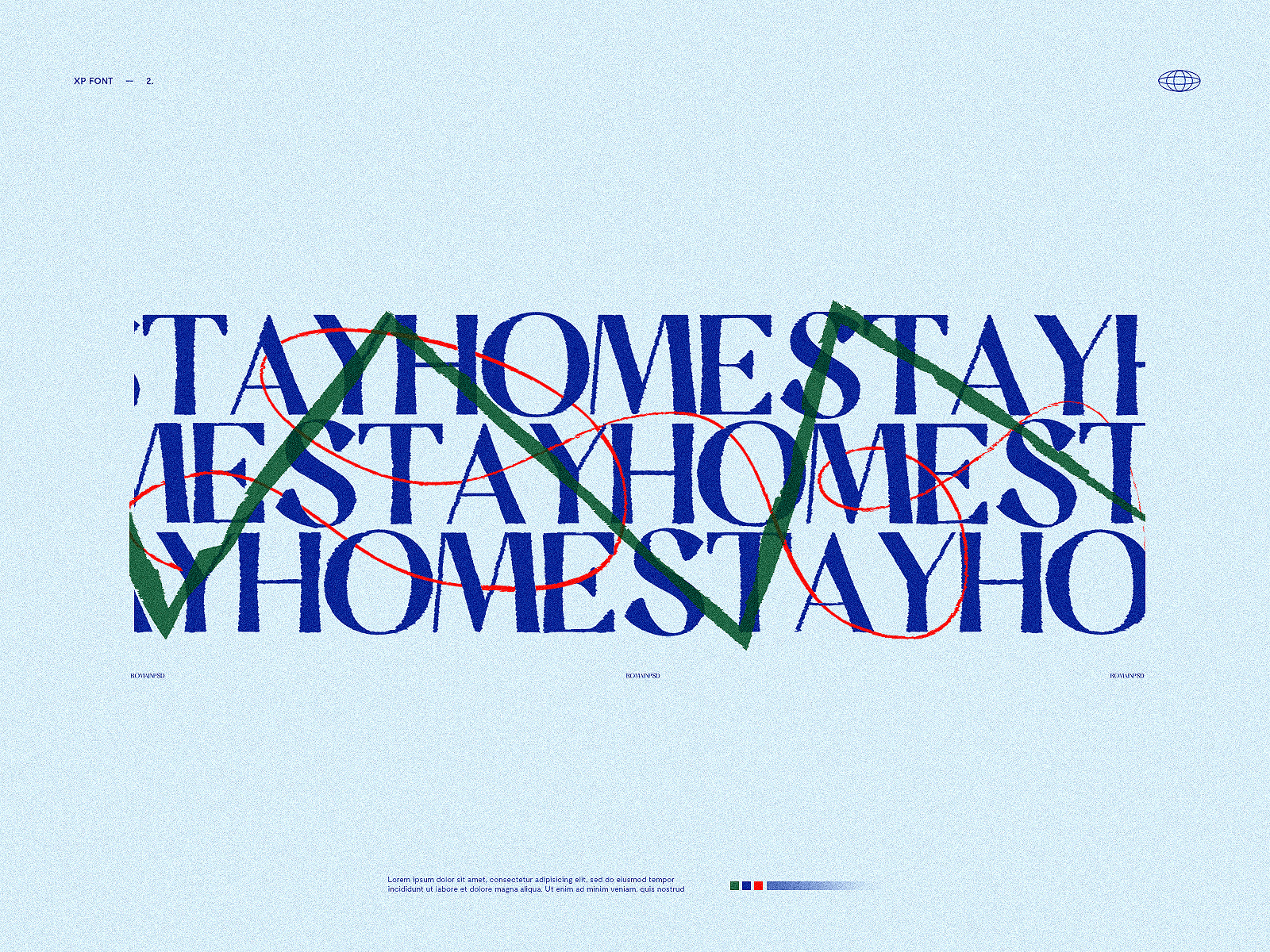 Research composition - Font by Romain Passelande on Dribbble