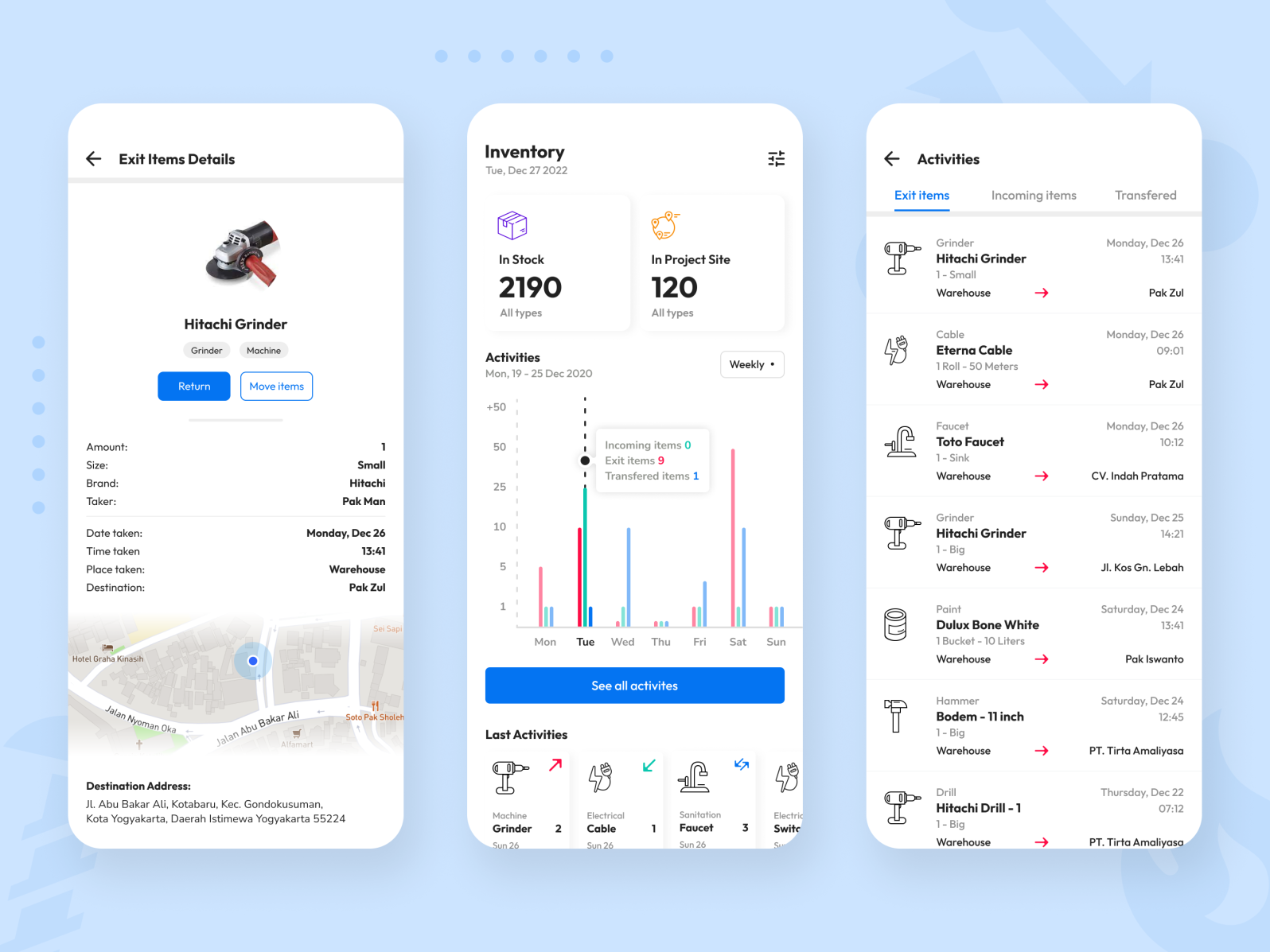 Inventory Management App by Fariz Rahmadani on Dribbble