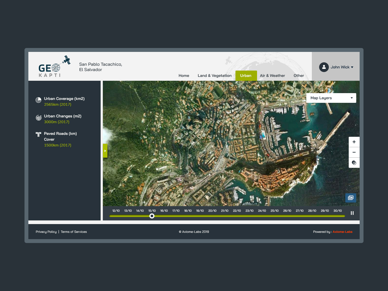 Geospatial UI Web Application Design by Regur Technology Solutions on ...