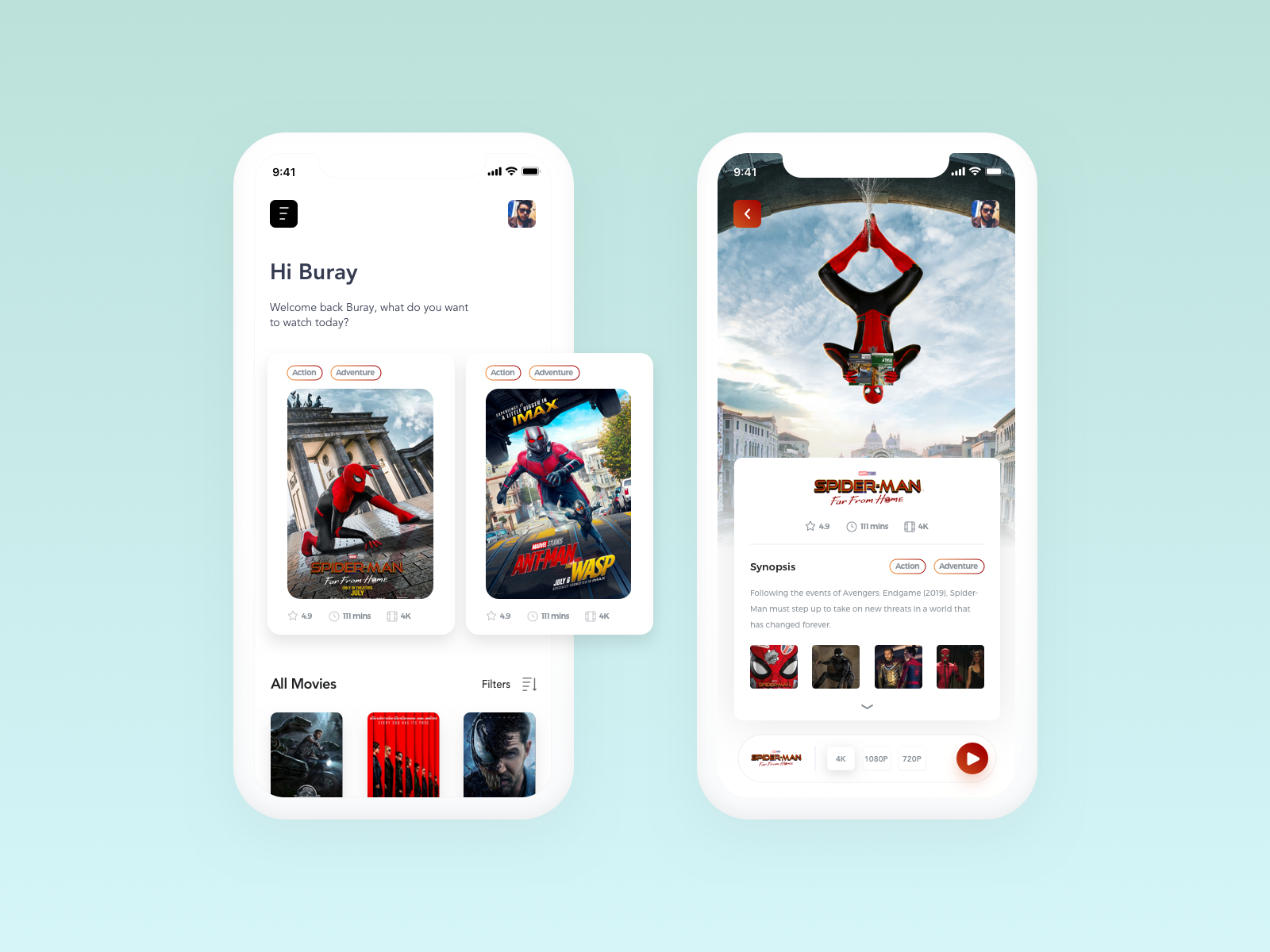 Movie Explorer by Buray Yüksel on Dribbble