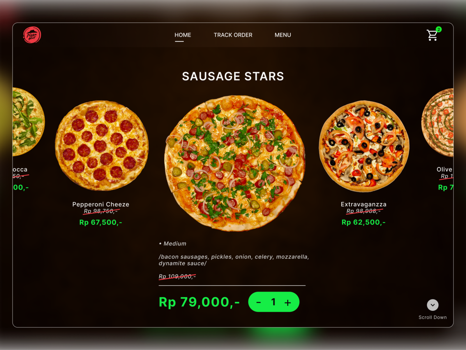 Pizza Hut Landing Page UI Exploration by Andreas Montella on Dribbble