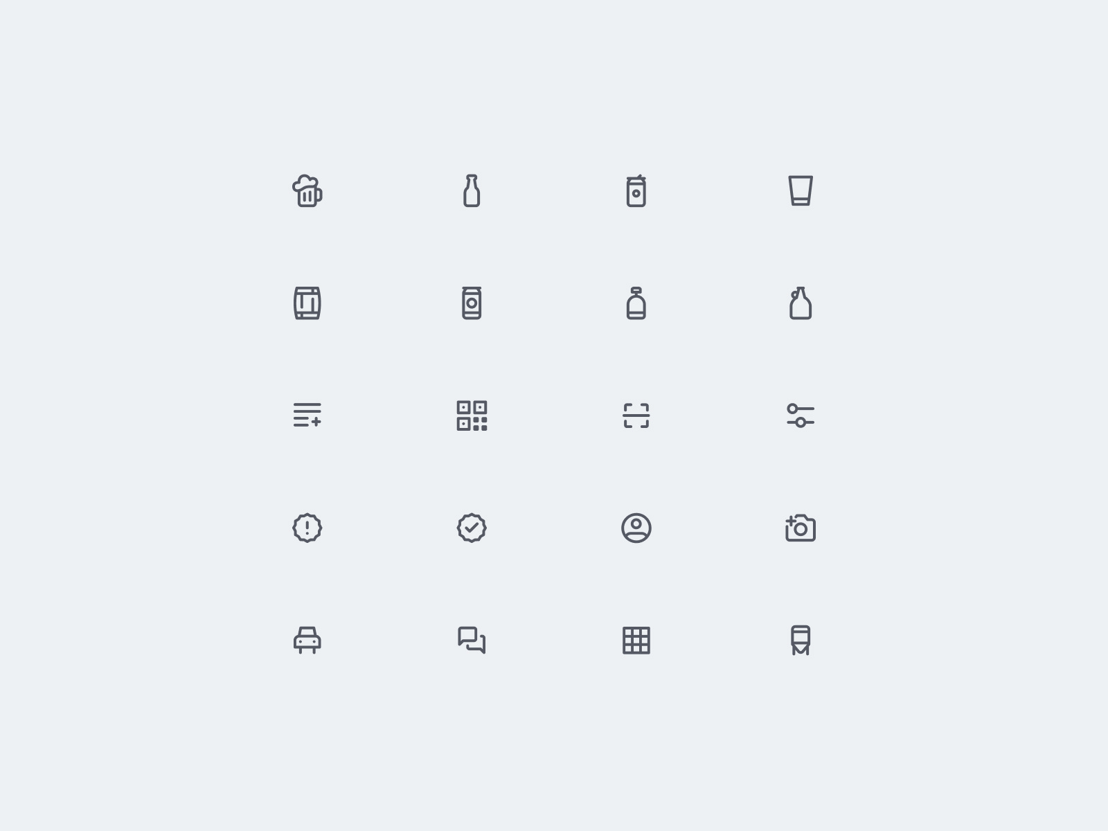 Untappd Custom Icons by Rob Brink on Dribbble