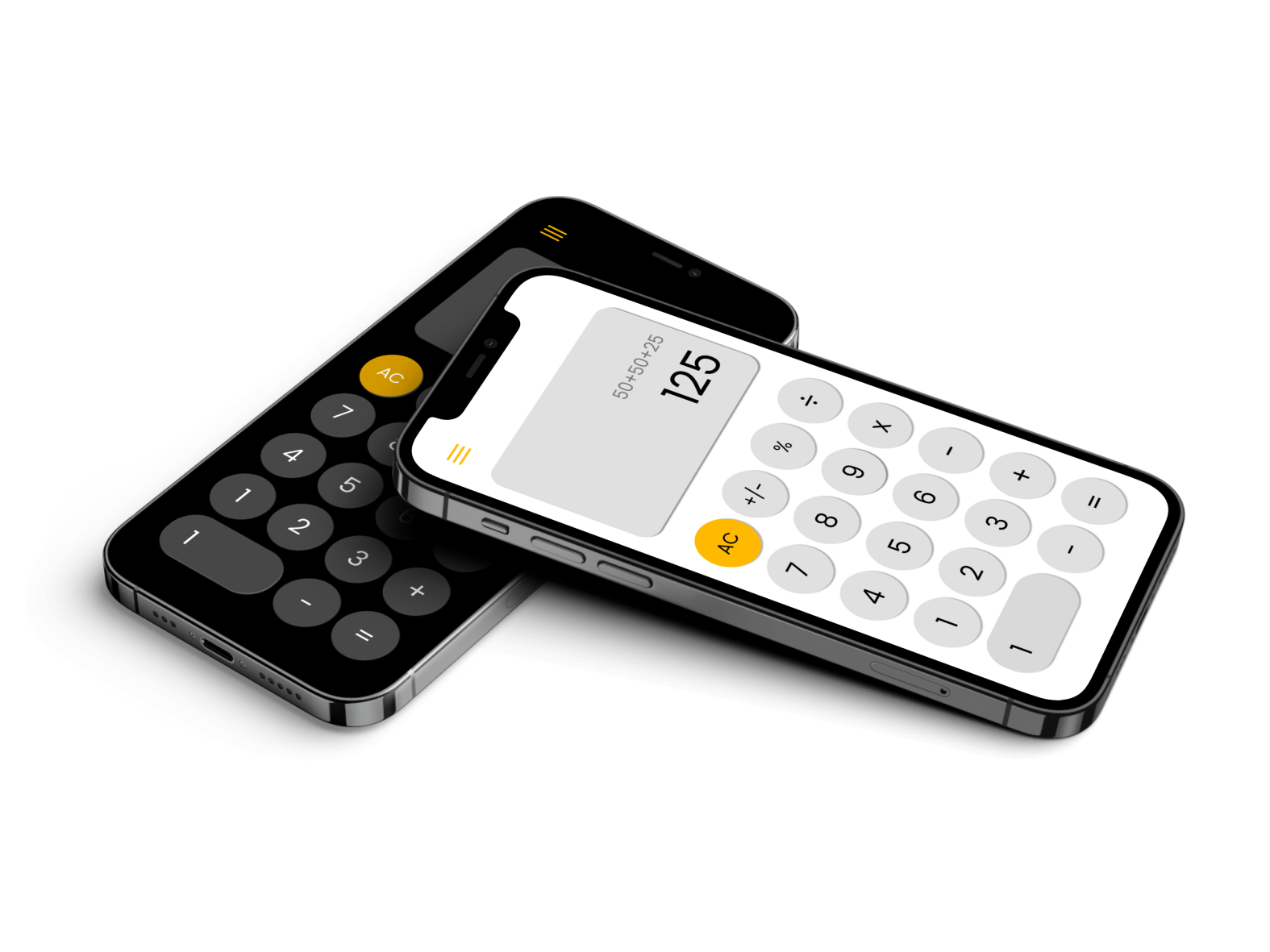Calculator UX Design / #DailyUI #004 by Amelie on Dribbble