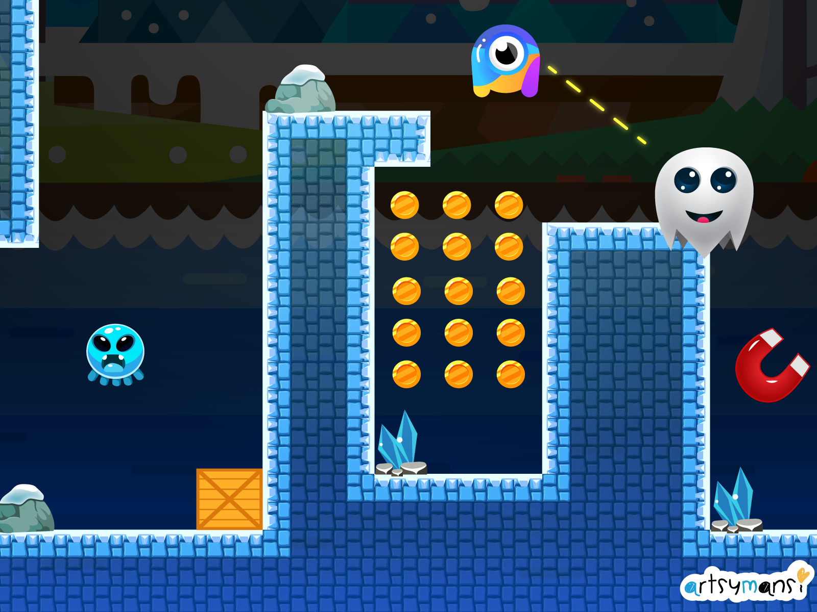 Snow escape by Mansi Umraniya on Dribbble