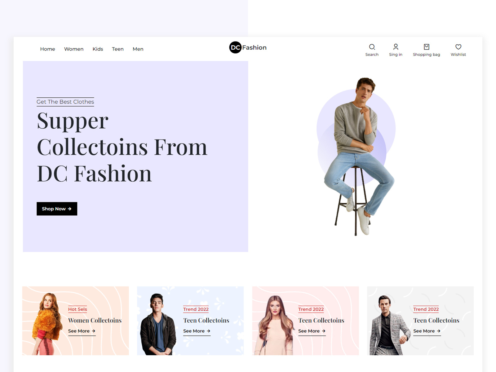 Let's create a E commerce website by Md Mohsin on Dribbble