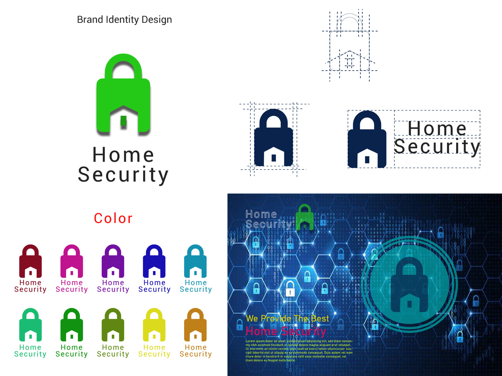 Home Security Logo Concept. by Dilip Moulick on Dribbble