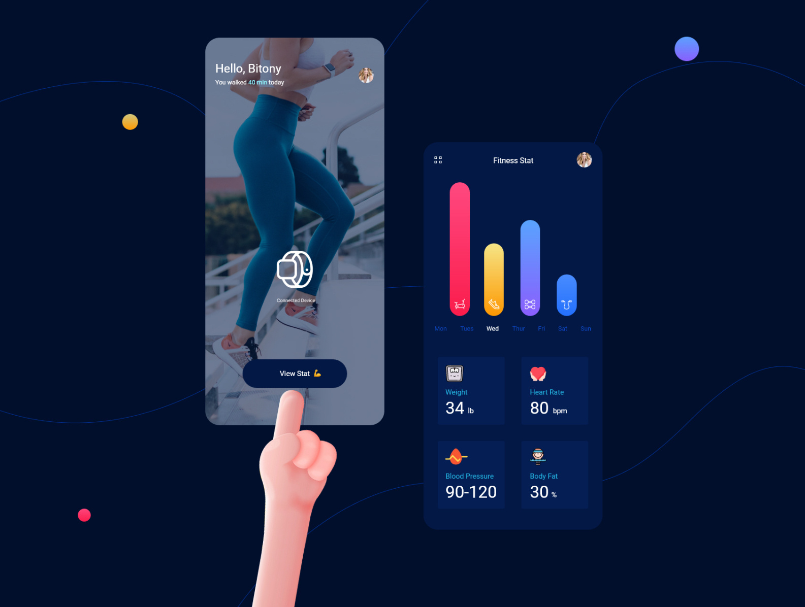 Stat Screen by Shankar 👋🏻😎 on Dribbble