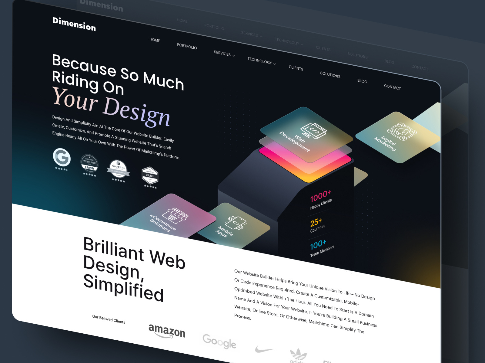 Web Design Hero Header by Shankar 👋🏻😎 on Dribbble