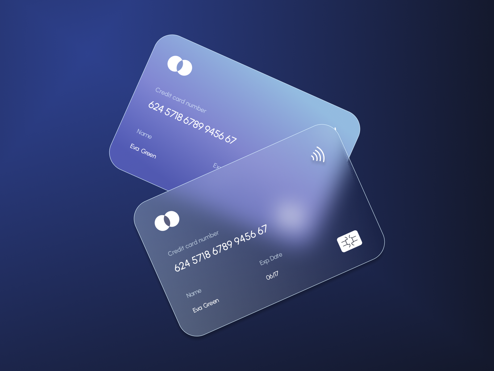 Credit card design by Gizem Resadiyeli on Dribbble