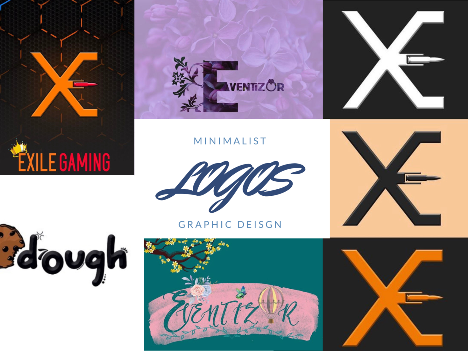 Minimal logos by Sanyya_ on Dribbble