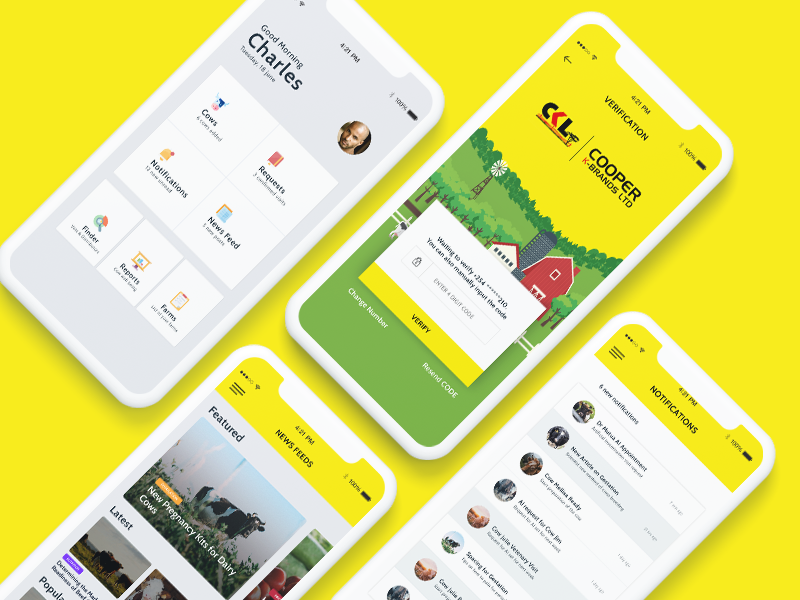 Cooper Mobile App by Frankline May on Dribbble