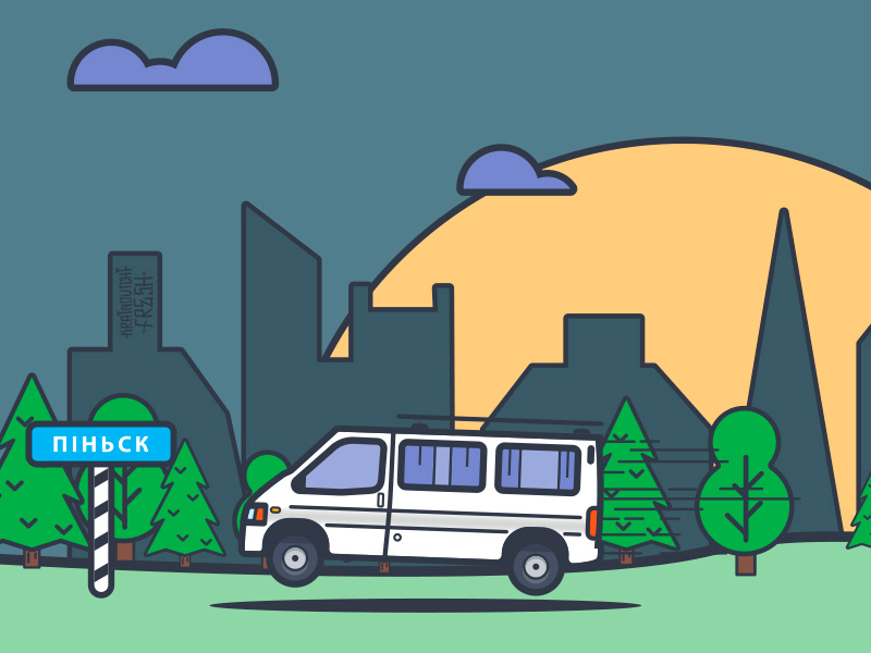 Ford Transit by Artem Miskevich on Dribbble
