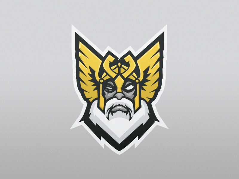 Odin Mascot Logo by Ania De Herrera on Dribbble