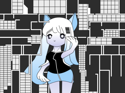 brutalist girl by clement lee on Dribbble