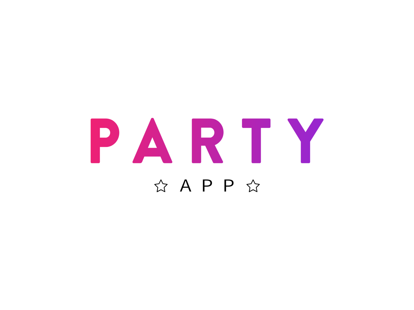 Logo - Party App by Designbabu on Dribbble