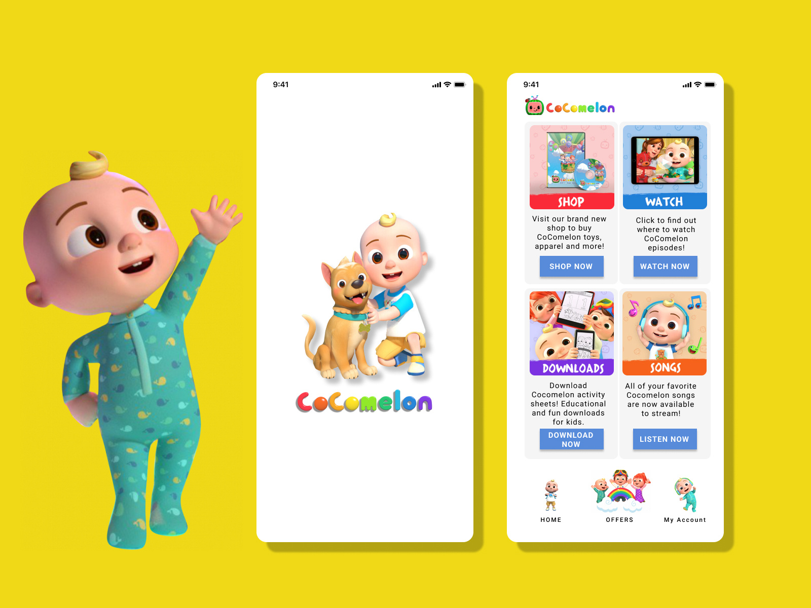 CoComelon UI by Pritesh solanki on Dribbble