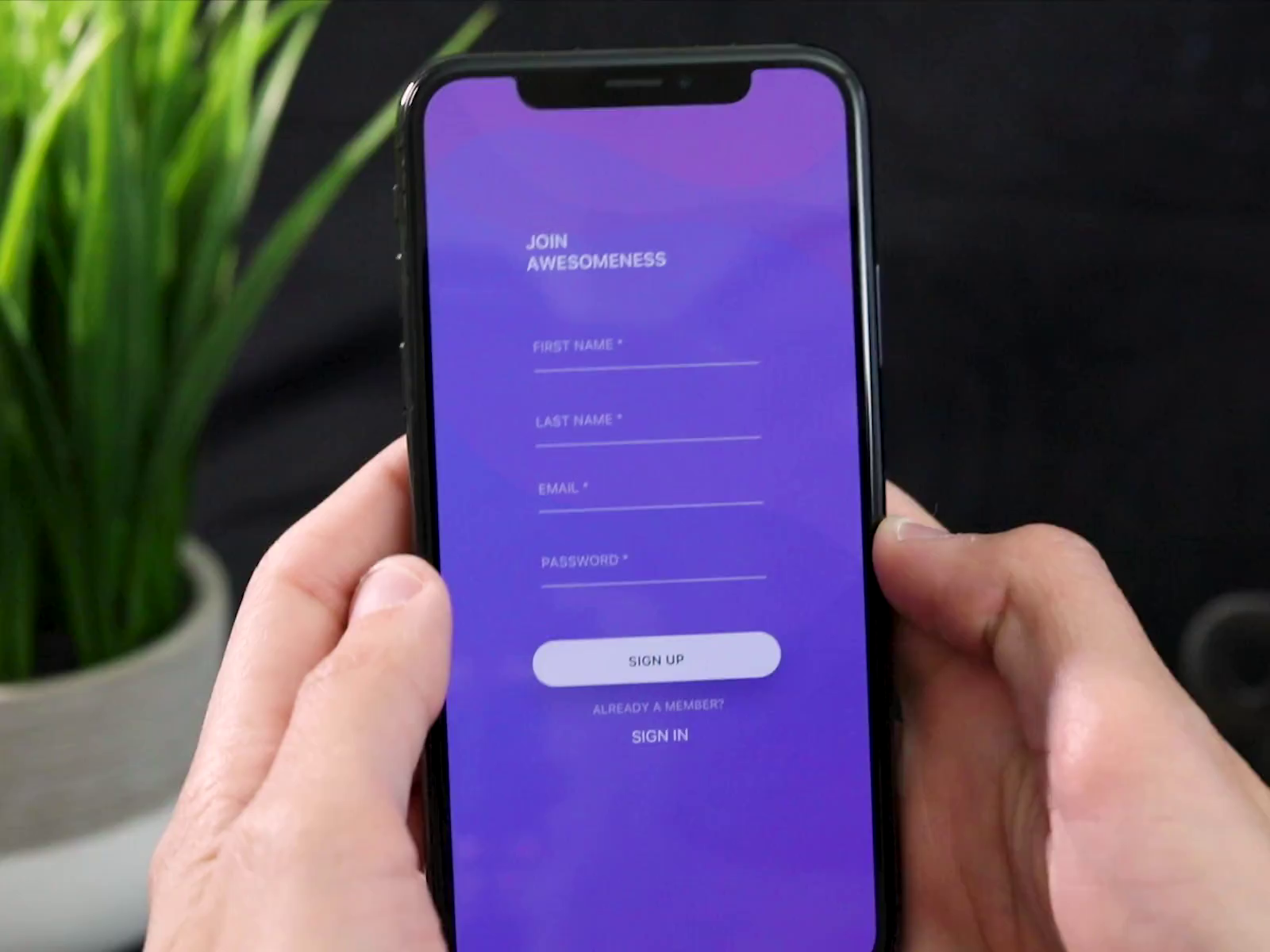 Sign Up Interface App Design Using ProtoPie 5.0 by Black Flag Creative ...