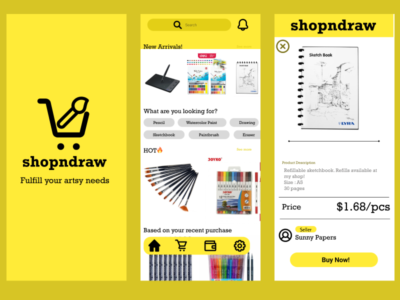 [UI Shot] E-Commerce App by Najla Putri Maharani on Dribbble