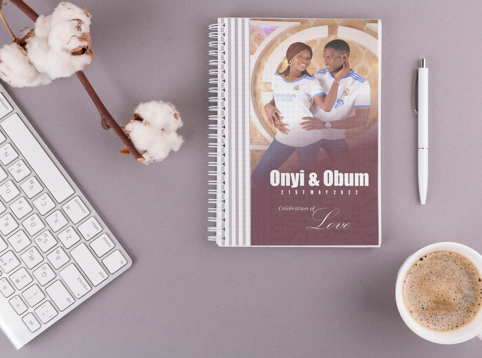 wedding jotter cover by KELVIN BLESSED on Dribbble