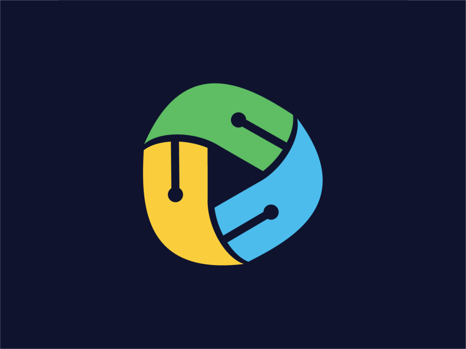 Digital Tech Logo by Sallas on Dribbble