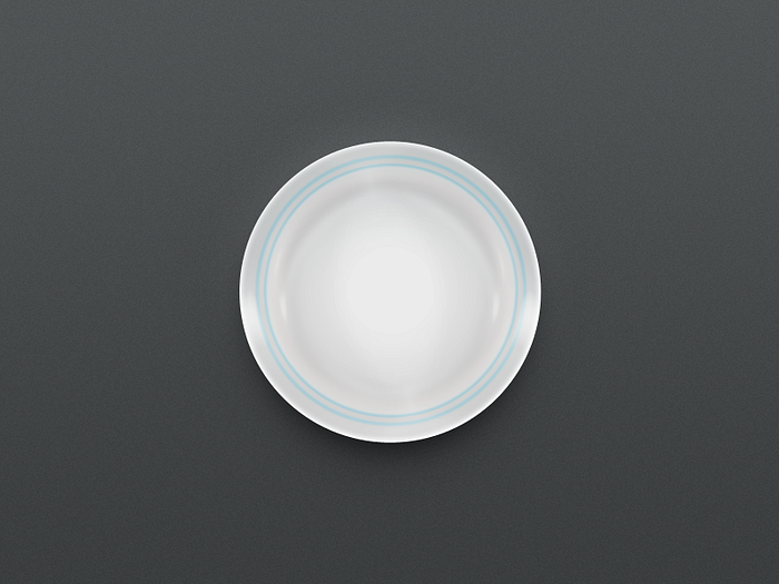 One Layer Style - Plate by Kyle Adams on Dribbble