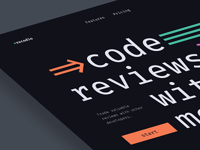 Recodio Website Concept by Kyle Adams on Dribbble