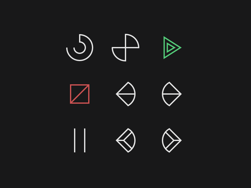 Cryptic Icons by Kyle Adams on Dribbble